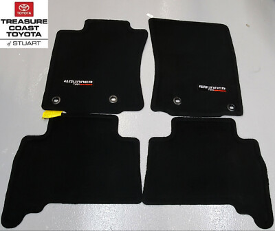 NEW OEM TOYOTA 4RUNNER 14-2020 TRD OFF ROAD CARPET FLOOR MATS BLACK | eBay