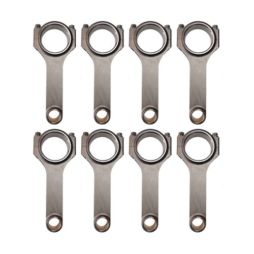 Forged H beam Connecting Rods Rod 6.125" Chevy/GM SBC 305/350/400 + 7/ ...