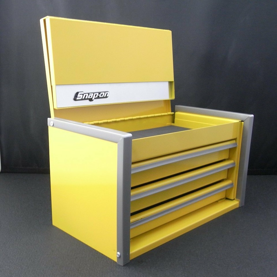 Snap-on Miniature Tool Box micro top chest yellow NEW JP | eBay