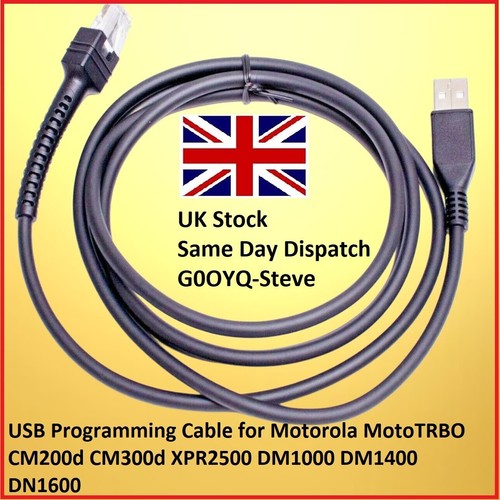 PMKN4147A USB programming cable Motorola DM1400 DM1600 2600 CM200 ...