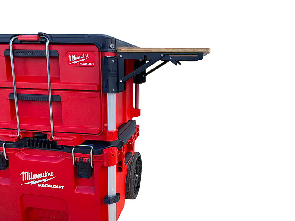 Milwaukee Packout, Quick Detaching/Folding Bamboo Table | eBay