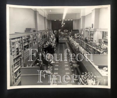 1940s Drug Store Soda Fountain Original Photo 8 x 10 Interior Vintage ...