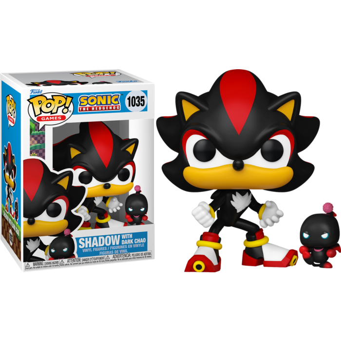 Sonic the Hedgehog - Shadow with Dark Chao Pop! Vinyl Figure "New ...