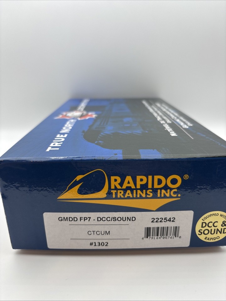 Rapido HO GMDD FP7 CTCUM #1302 - 222542 | eBay