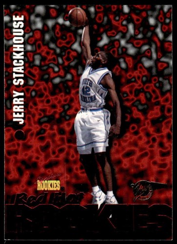 1996 SIGNATURE ROOKIES JERRY STACKHOUSE R2 RED HOT ROOKIES RC NORTH ...