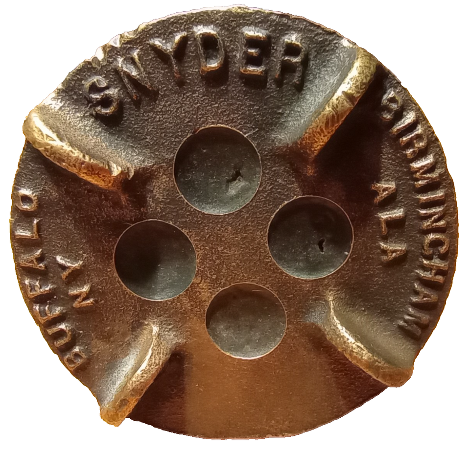 Antique Auto Snyder Brass Fuel Cap Buffalo, NY & Birmingham ALA Ford ...