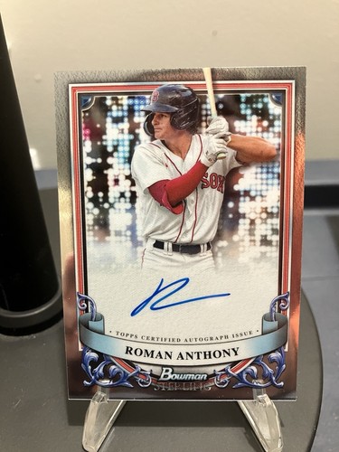 2024 Bowman Sterling Roman Anthony Auto PA-RA Boston Red Sox Rookie | eBay
