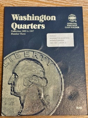 1965 To 1987 Washington Quarter Collection 41 Coins In Book | eBay