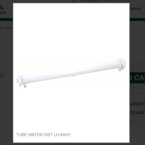 TUBE WATER DIST LH ASSY #2041338-01 | eBay