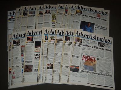 2003 ADVERTISING AGE MAGAZINE LOT OF 30 - ADS FOR RESELLERS - MARKETING ...