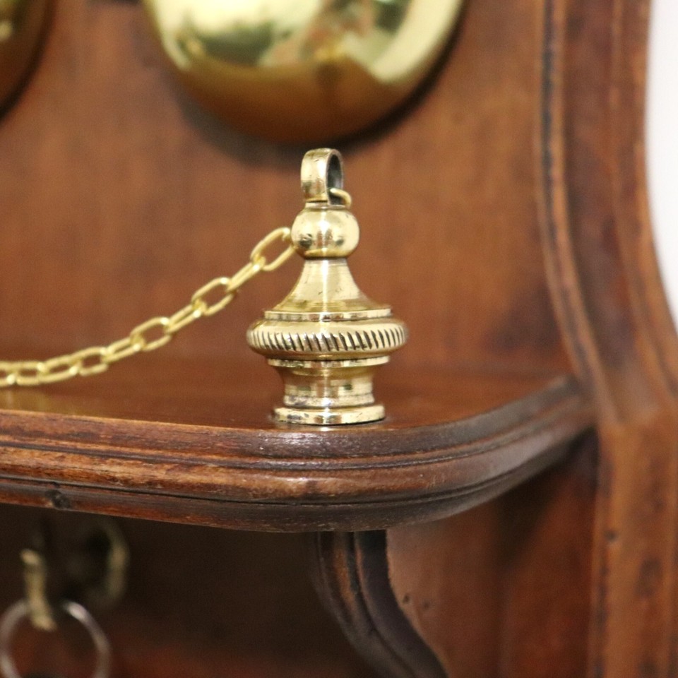 KAISER Antique WALL Alarm Clock BRONZE Features! Extreme Rare Model ...