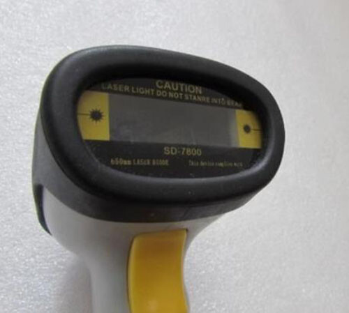 1pc used SD-7800 barcode scanning gun | eBay