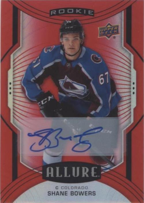2020-21 Upper Deck Allure - Rookie SP Shane Bowers #136 Red Rainbow ...