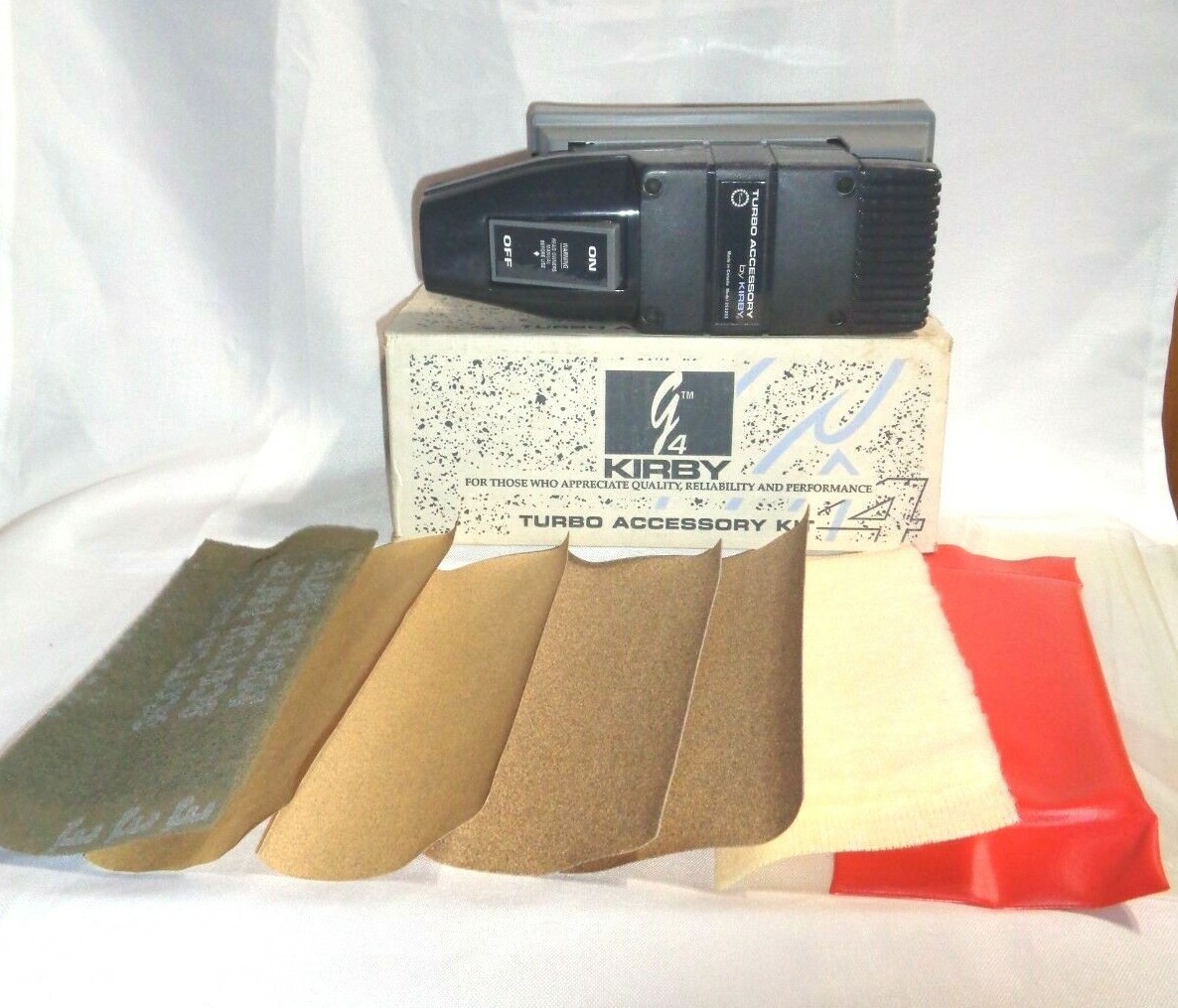 KIRBY G4 TURBO ACCESSORY KIT 293293 SANDERS POLISH BUFFER SCRUBBER ...