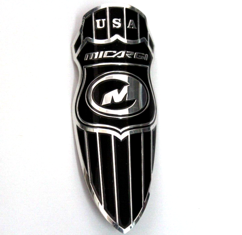 2PC Micargi Bicycle Head Badge Bike Head Tube Tag Logo Decal Sticker ...