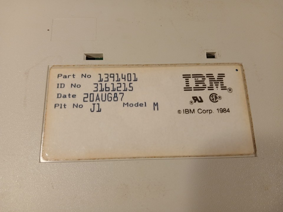 IBM Model M Buckling Spring Keyboard 101 Key 1391401 Tested Working ...