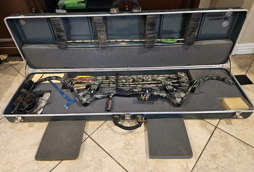 VERY RARE Oneida Eagle Compound Bow RH W Factory Case And Accessories ...