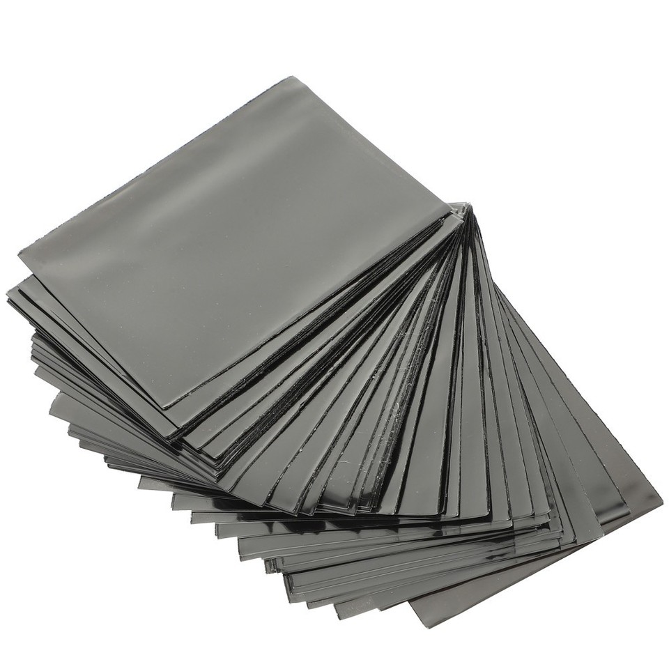 50 Pcs Plastic Card Sleeves Cards Protective Covers Soft Standard Size ...