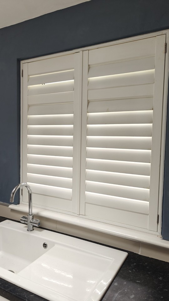 Hilarys Full Length Window Shutters -Premium Craftwood | eBay UK