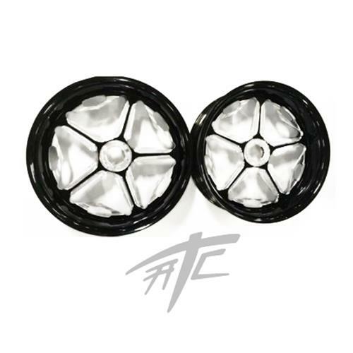 NINJA 300 FAT TIRE BLACK CONTRAST SPEED STAR WHEELS 12-20 KAWASAKI ...