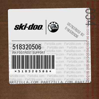 Ski-Doo - OEM Trailing Arm/Foot Well Support RH - 518320506/518309005 ...