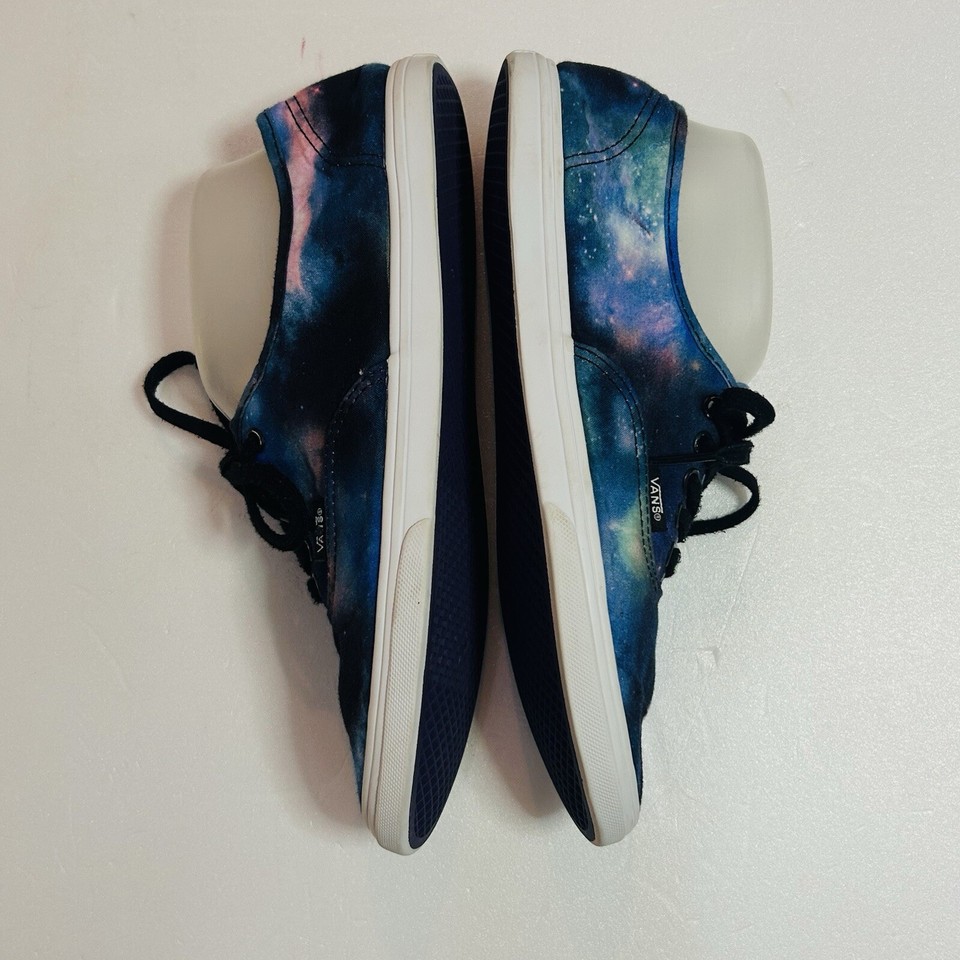Vans Cosmic Galaxy Lace Up Unisex Space Print Flat Sneakers Shoes Wm 9 ...