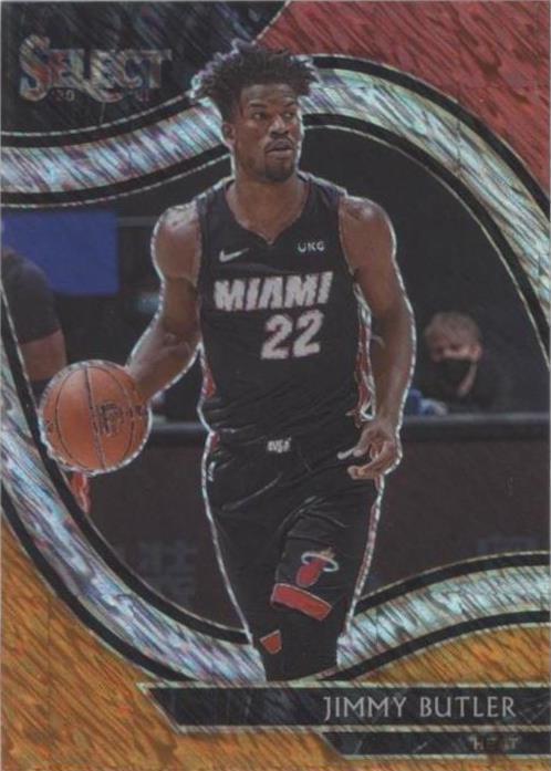 2020-21 Panini Select - Courtside Jimmy Butler #257 Red White Orange ...