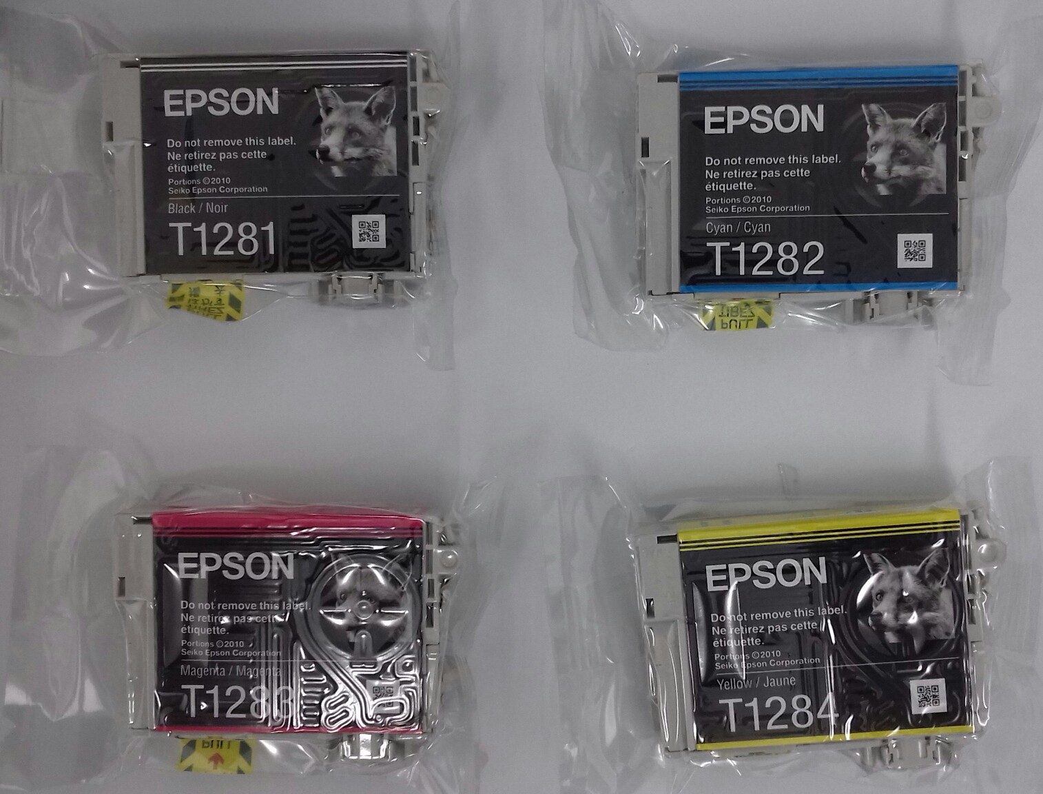 Epson Durabrite T1285 Fox Genuine Multipack Ink Cartridges T1281 ...