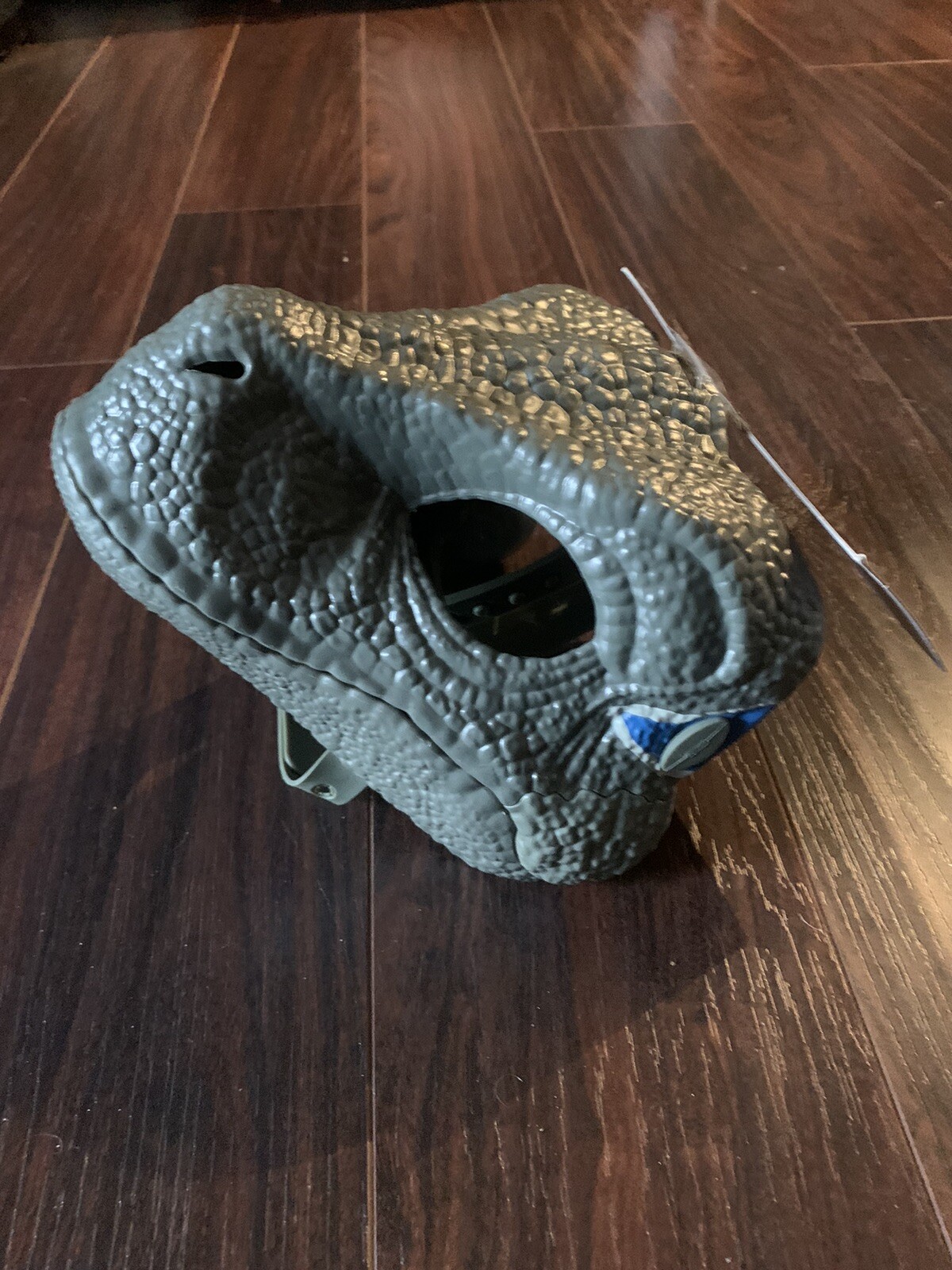 Jurassic Park VELOCIRAPTOR BLUE Dinosaur Dino Mask Raptor Movie World ...