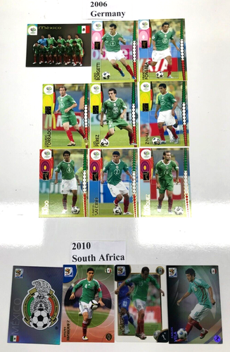 PANINI FIFA WORLD CUP SOCCER TRADING CARD MASTER TEAM SET 2006+2010 ...