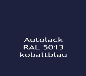 RAL 5013 kobaltblau 2K Acryl Autolack glänzender Autolack 5,5 Liter-Set ...
