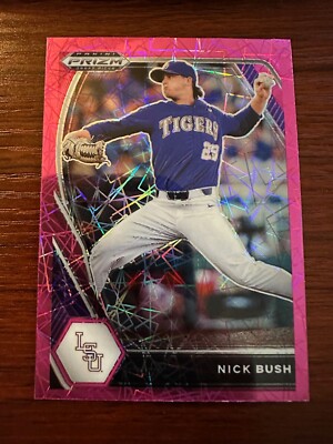 2021 Panini Prizm Draft Picks Pink Velocity Prizm Nick Bush #PDP181 | eBay