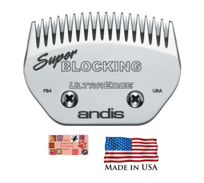 ANDIS ULTRAEDGE SUPER BLOCKING BLADE*Fit PULSE ZR II,Super&ProClip AGC ...