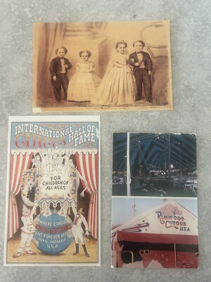 Three Vintage Circus Postcards/ Provenance | eBay