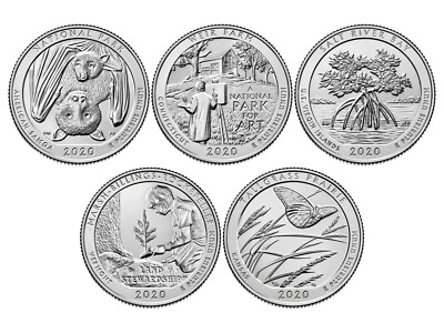 2020 P American The Beautiful National Park Quarters Coins Money US ...