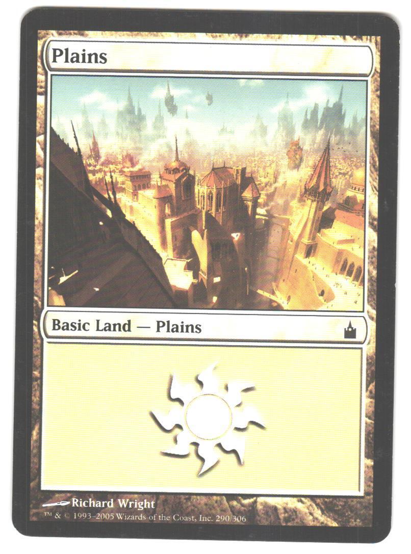 Magic_the_gathering Ravnica: City of Guilds Plains (290) #290 MTG,LP ...