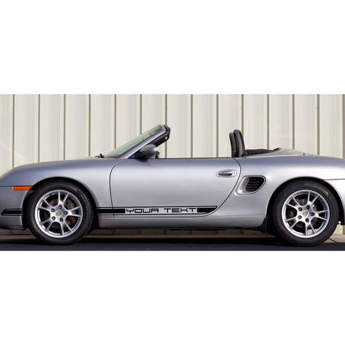 Custom Side Stripe Decals Set For Boxster 1996-2011 987 986 All Models ...