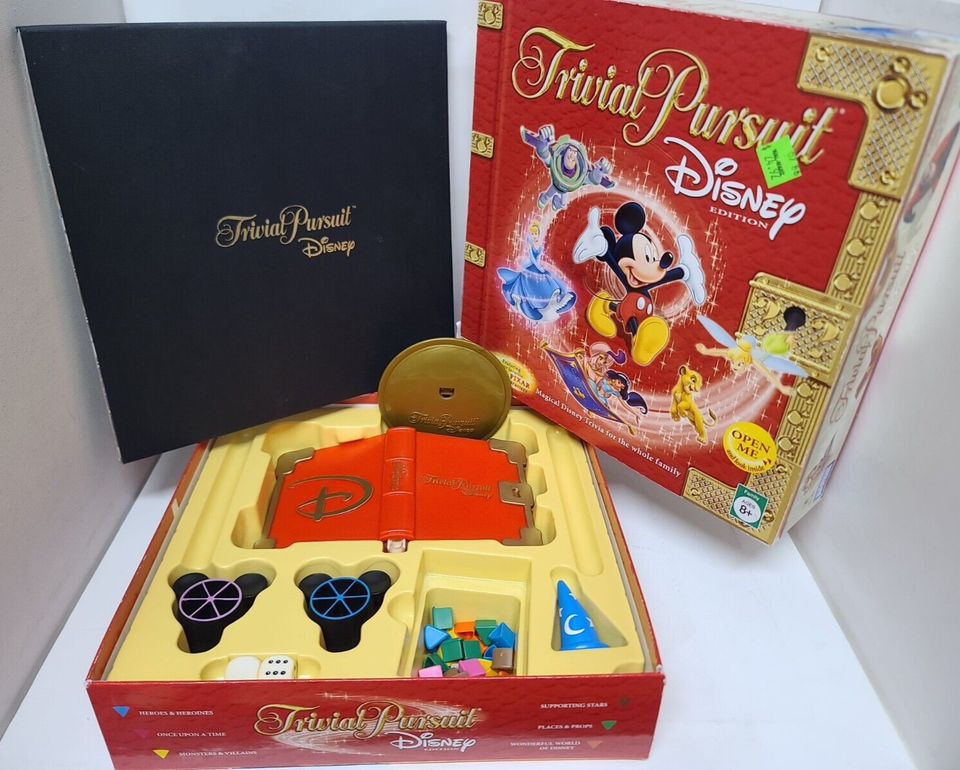 Trivial Pursuit Disney Edition Board Game TV Show Cartoon PIXAR Family ...