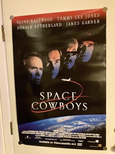 Space Cowboys Promotional Poster Warner Brothers 2001 | eBay