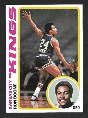 1978-79 Topps NBA Basketball #49 Ron Boone, Kansas City Kings, NMNRMT ...