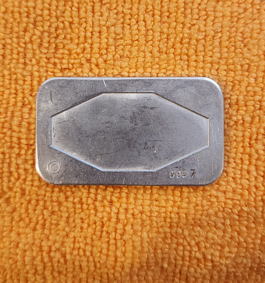 1oz Fine .999 Silver Bar 1973 BROOKLYN BRIDGE Colonial Mint stamped ...