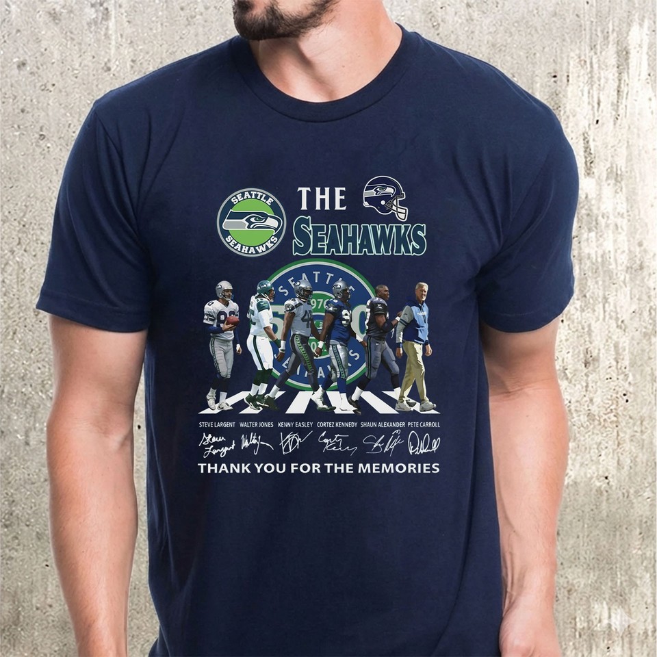 Seattle Seahawks 50th Anniversary 1976-2026 Thank You For The Memories ...
