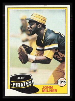 John Milner 1981 Topps #618 Pittsburgh Pirates | eBay