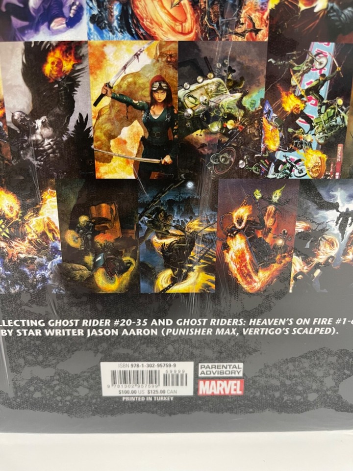 Ghost Rider by Jason Aaron Omnibus REGULAR COVER Marvel Comics HC ...