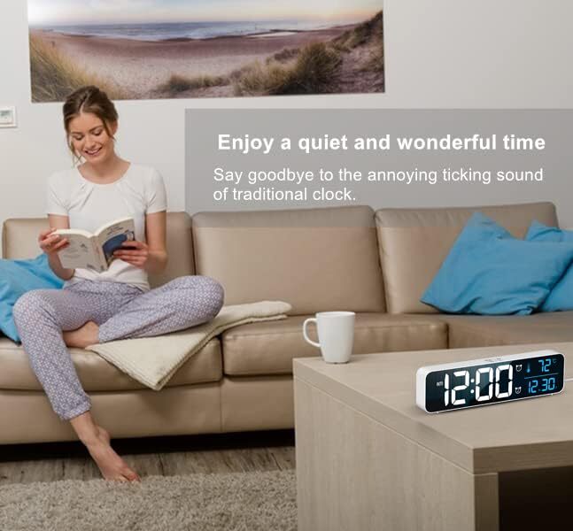 DIGITAL CLOCK CLOCK FOR BEDROOM CLOCKS FOR LIVING ROOM DECOR DESK TABLE ...