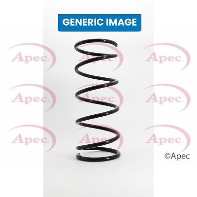 Suspension Spring Rear 356mm Length Fits Audi A3 Seat Leon APEC ACS1783 ...