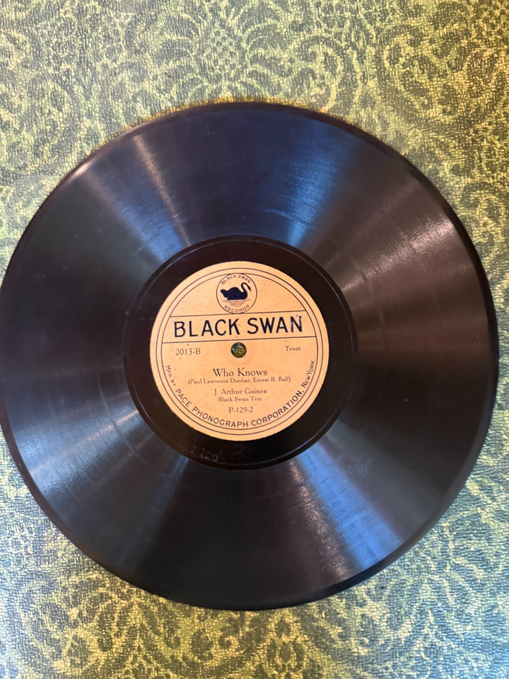 Black Swan P-128 J. Arthur Gaines WHO KNOWS 1922 78rpm E-/E | eBay