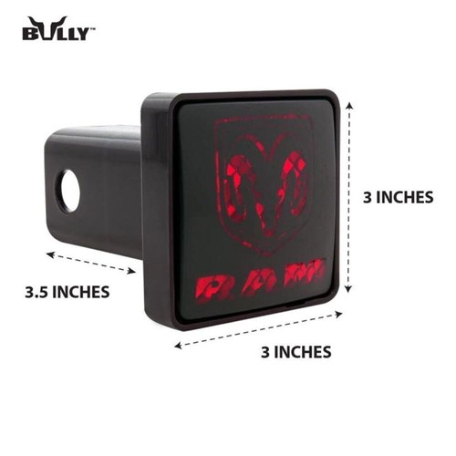 2" Dodge Truck SUV Bully Hitch Cover Brake Light For Dodge Truck SUV ...