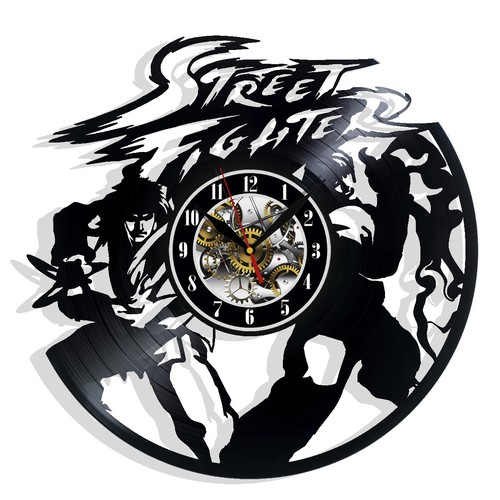 Street Fighter Vinyl Wall Clock Gift Birthday Holiday Home Room Decor ...