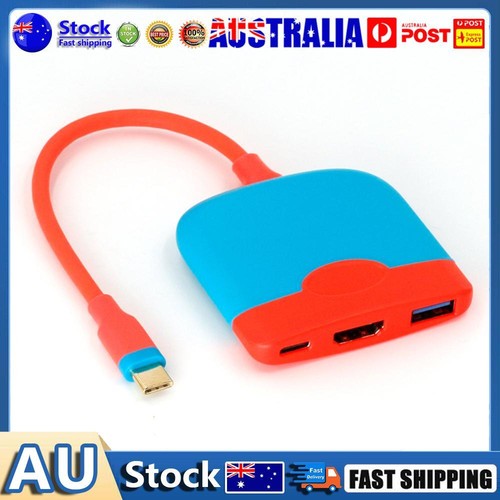 3 In 1 Docking Station USB3.0 PD Charging Adapter for Macbook Air (Red ...